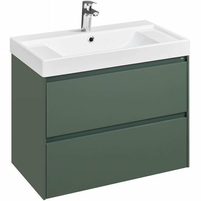 Тумба под раковину ROCA ONA 78,5 A857630513 (подвесная, зеленый матовый)