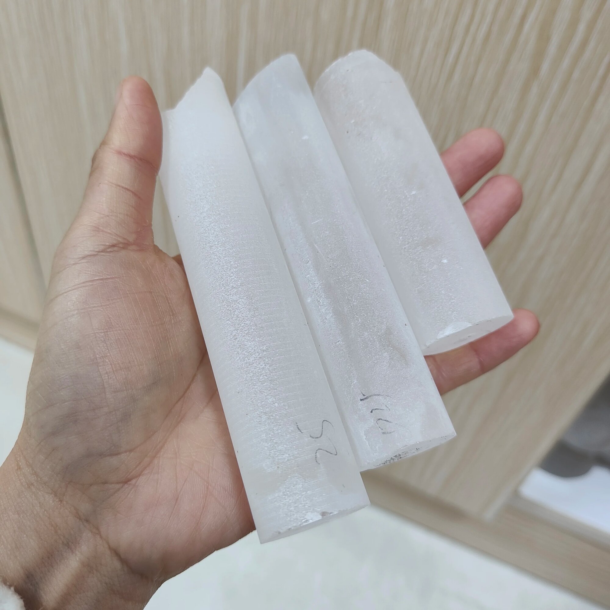 Синтетические бусины из корунда 200 г Белый, NO.12 25mm