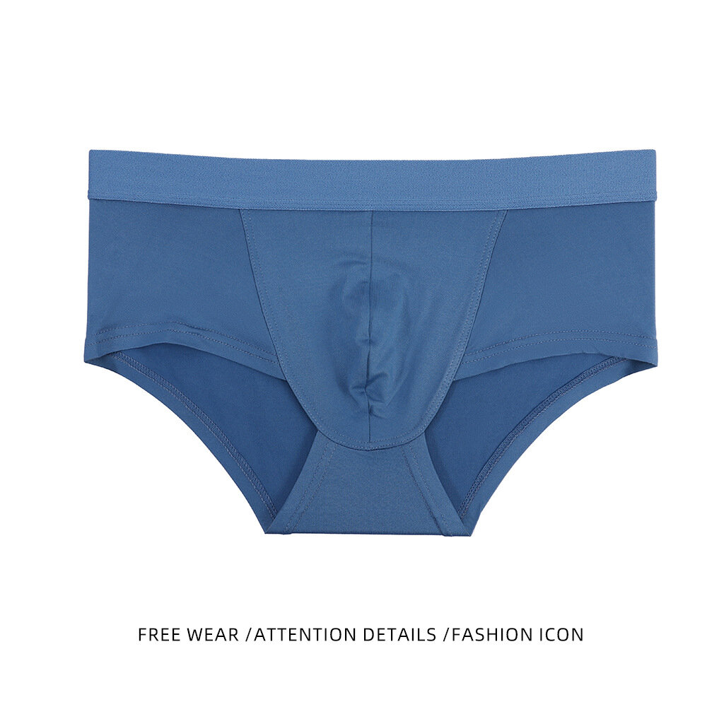 Нижнее белье, мужское, бесшовное, модал, XL, серо-синее