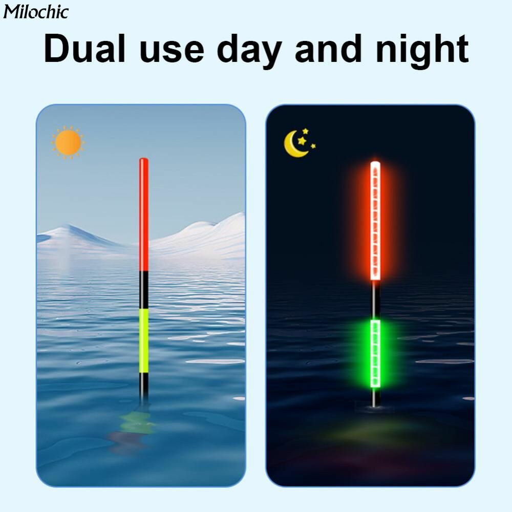 Электронный поплавок для рыбалки, индукционное изменение цвета, аксессуары для рыбалки на открытом воздухе