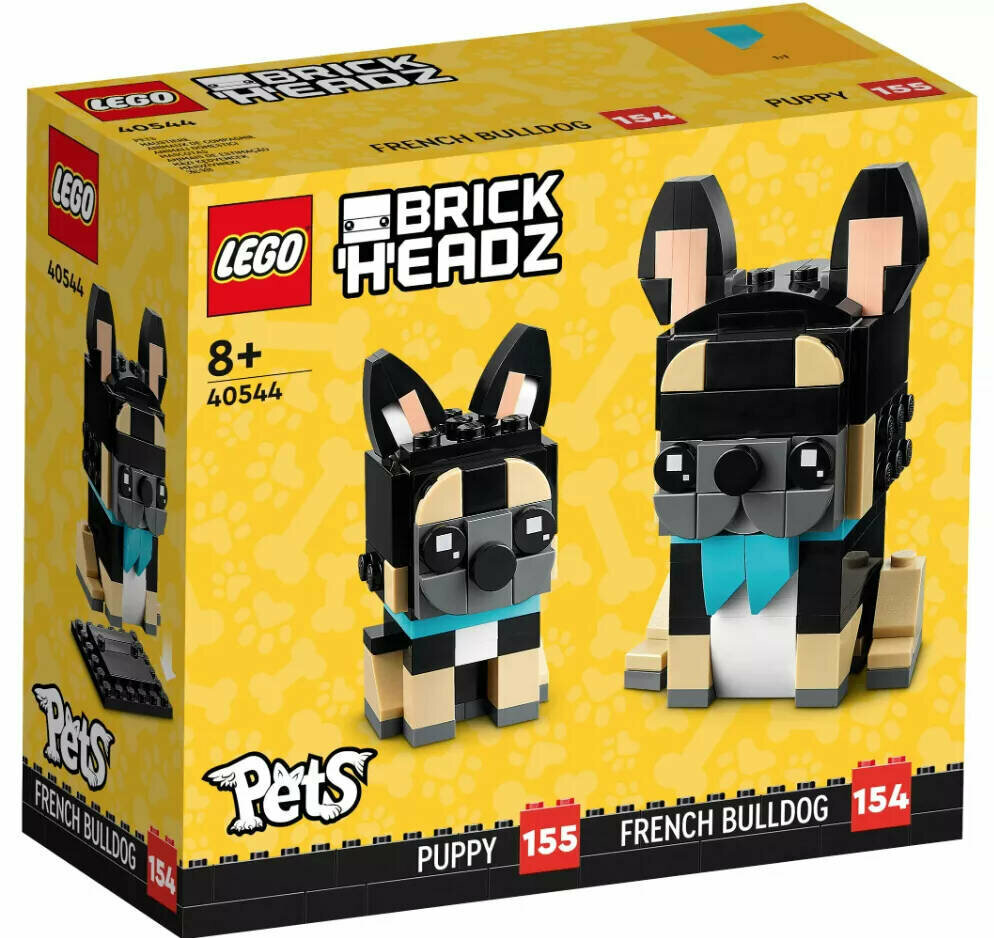 Конструктор LEGO BrickHeadz 40544 Французский бульдог