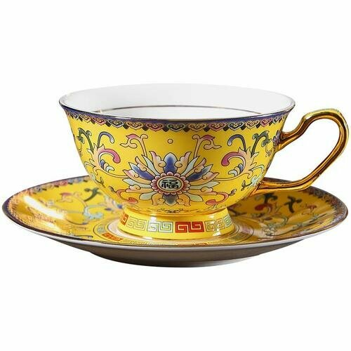 Эмалированный стиль Костюмные кофейные чашки и чайные сервизы Английский послеобеденный чайный набор Керамические кофейные чашки чайные сервизы