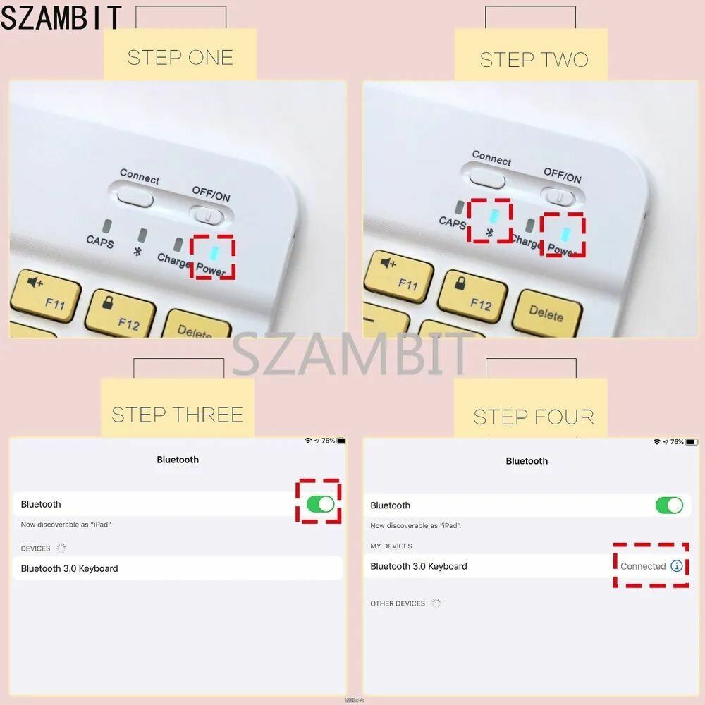 Чехол с клавиатурой для Huawei Honor Pad X8a 11 "(2024) с английским и русским языками + Полностью автоматический многофункциональный стилус