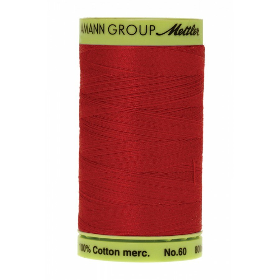Нить для машинного квилтинга SILK-FINISH COTTON 60, 800 м 0504 Country Red