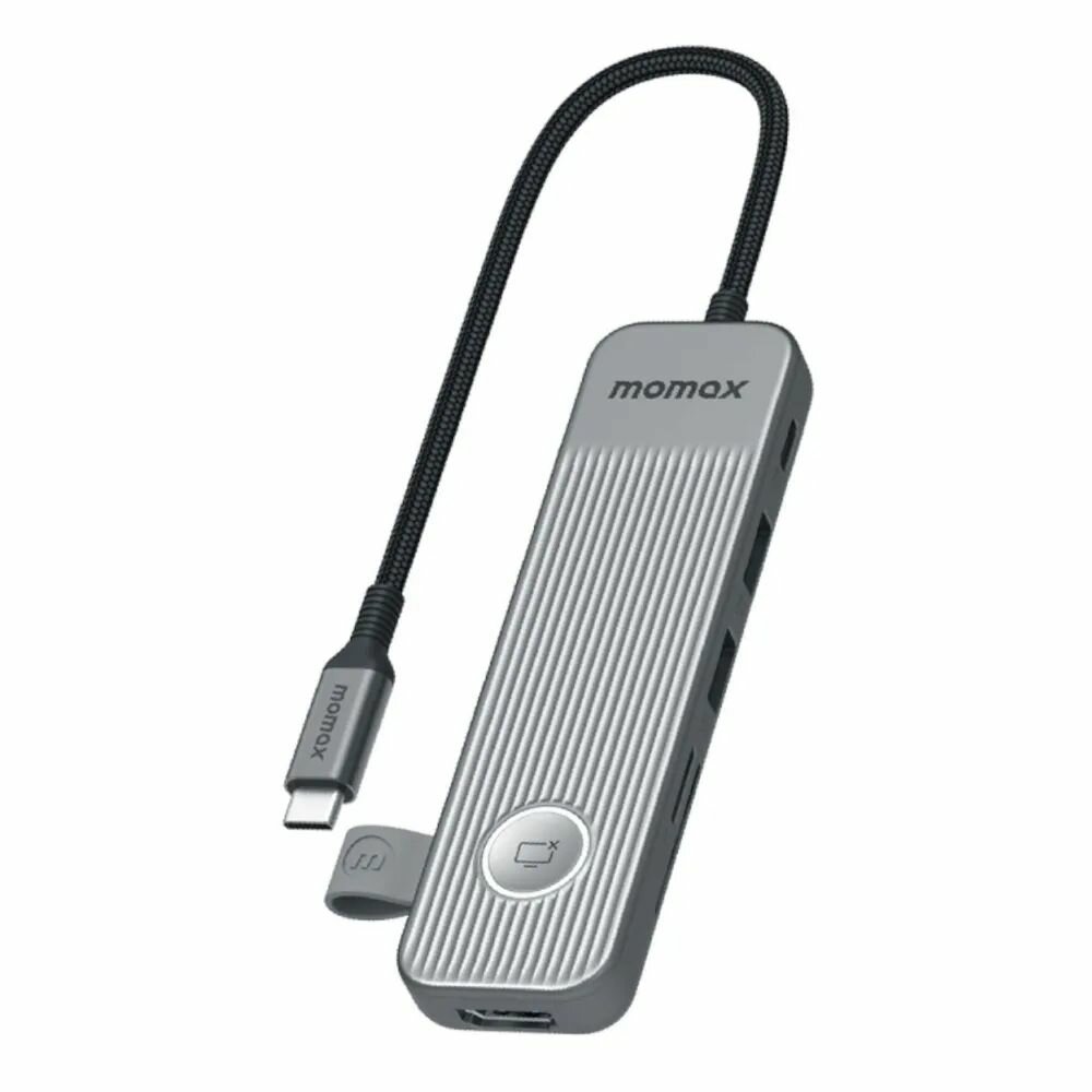 USB-Хаб Type-C Momax ONELINK 7 в 1, Type-C PD 100 Вт