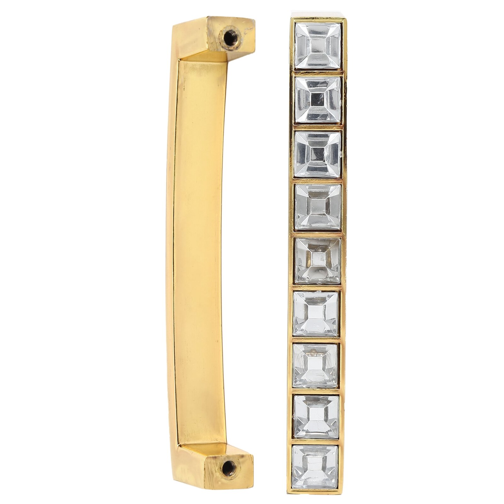 Современная ручка шкафа Crystal Pull, ручка с двойным отверстием для двери шкафа, ящика, шкафа