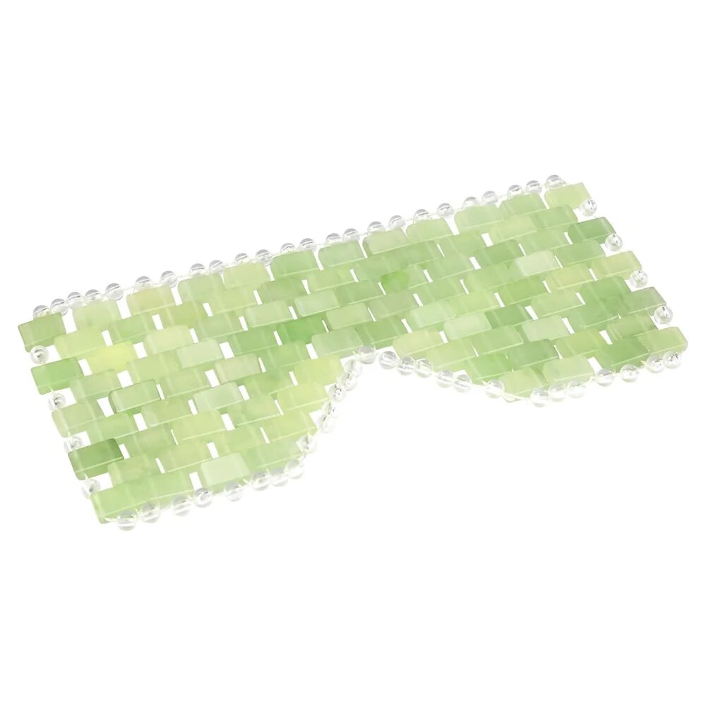 Нефритовая маска для глаз Изумрудный массаж Маска для глаз Успокаивающая отечность Расслабляющая мышцы лица снимает мигрены Медитация может быть охлажден