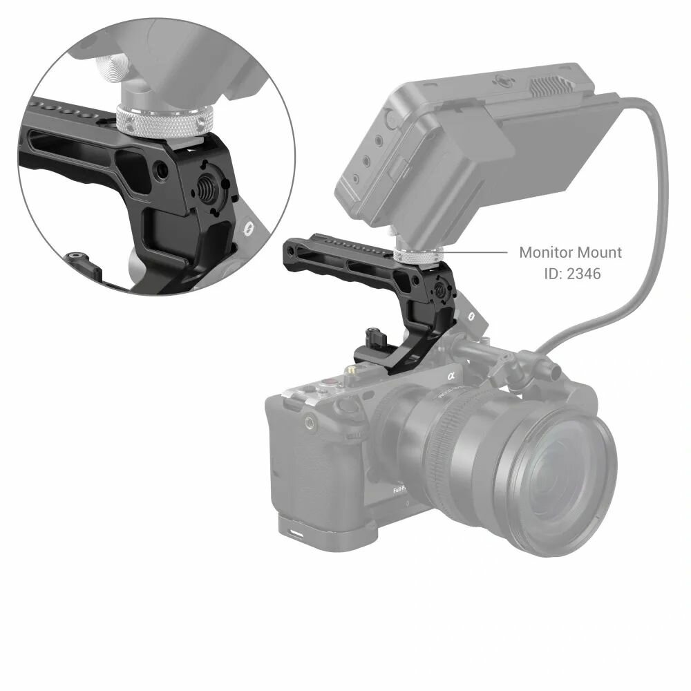 SmallRig 3766 Top NATO Универсальная ручка для переноски DSLR с холодным башмаком