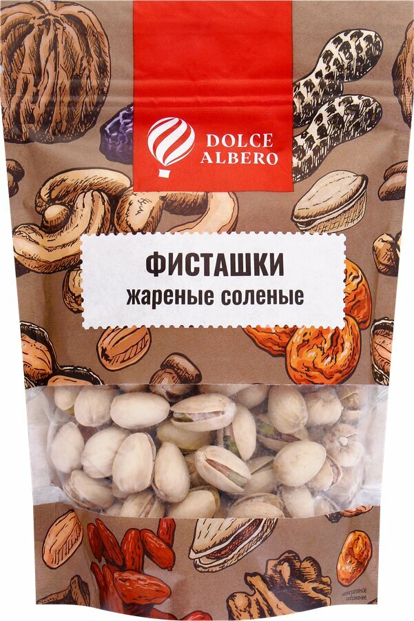 Фисташки DOLCE ALBERO жареные подсоленные, 150г