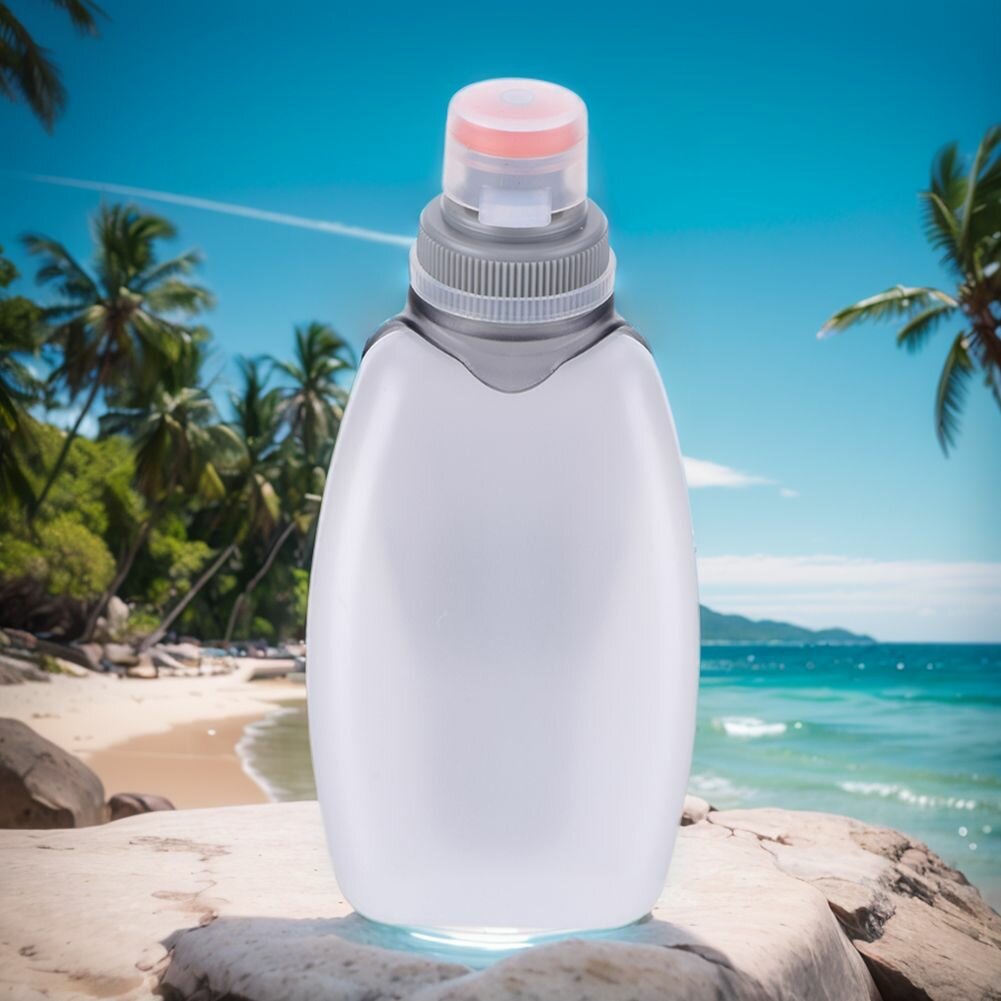 250 мл бутылка для воды с зажимом и пылезащитной крышкой, бутылка для бегового ремня, герметичная спортивная фляга для воды для бега, езды на велосипеде