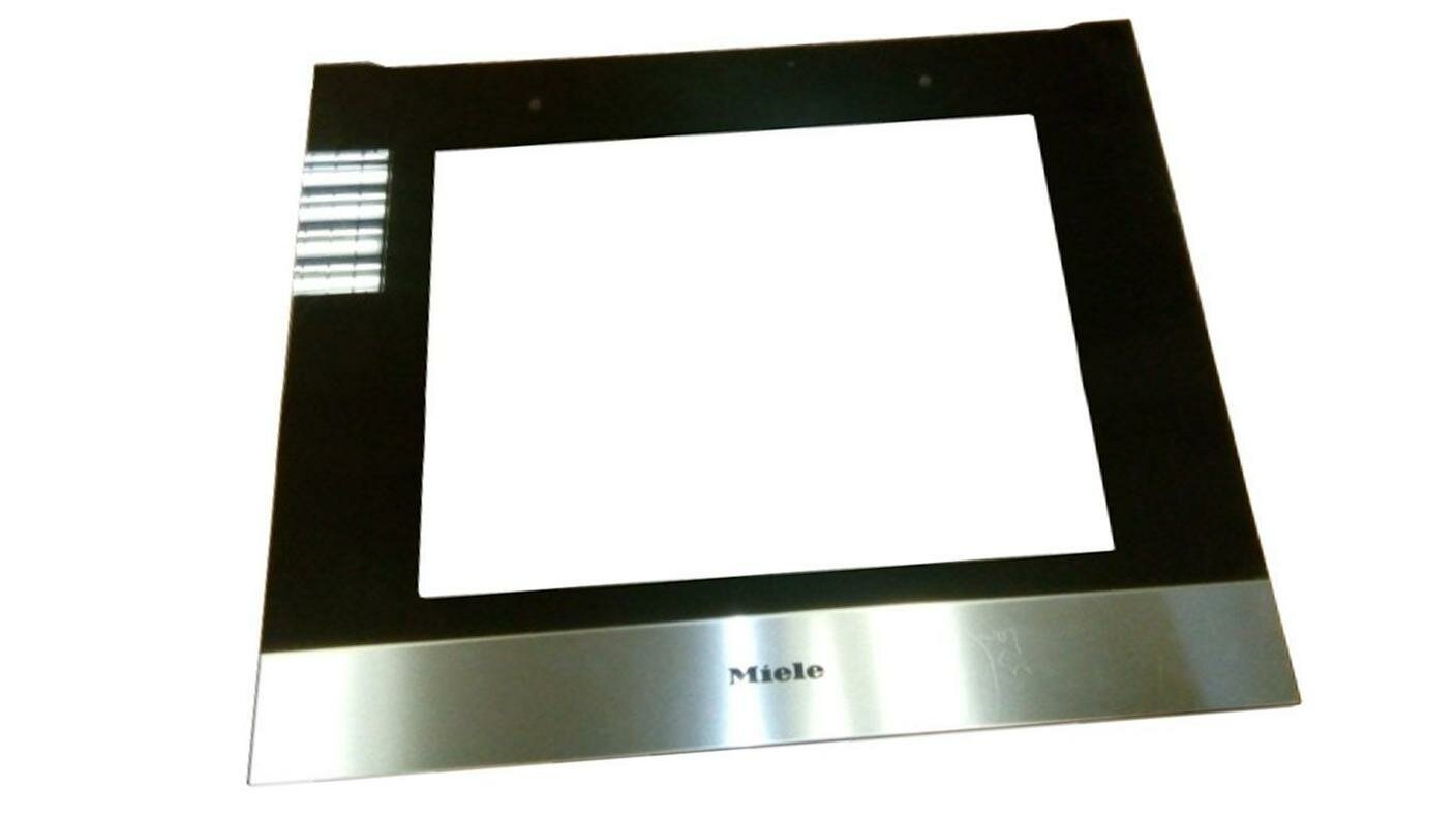 Стекло внутреннее для духового шкафа MIELE (миле), 9025992, прозрачный, черный