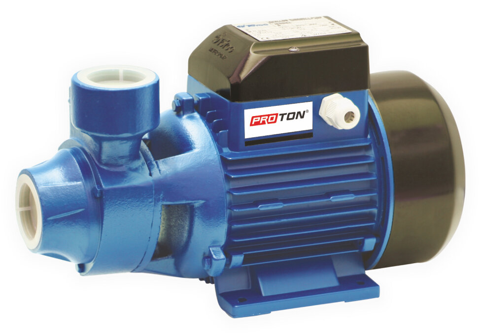 Поверхностный насос Proton / Протон НВП-35 вихревой, самовсасывающий, стальной, 35л/мин, глубина 7м, напор 35м, 220В, IP44, 370Вт / дом и сад