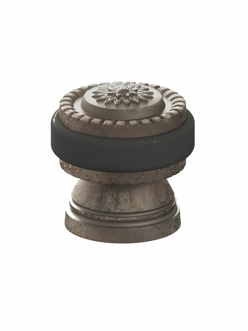 Упор дверной Armadillo DH062 CL/AS-9 Античное серебро