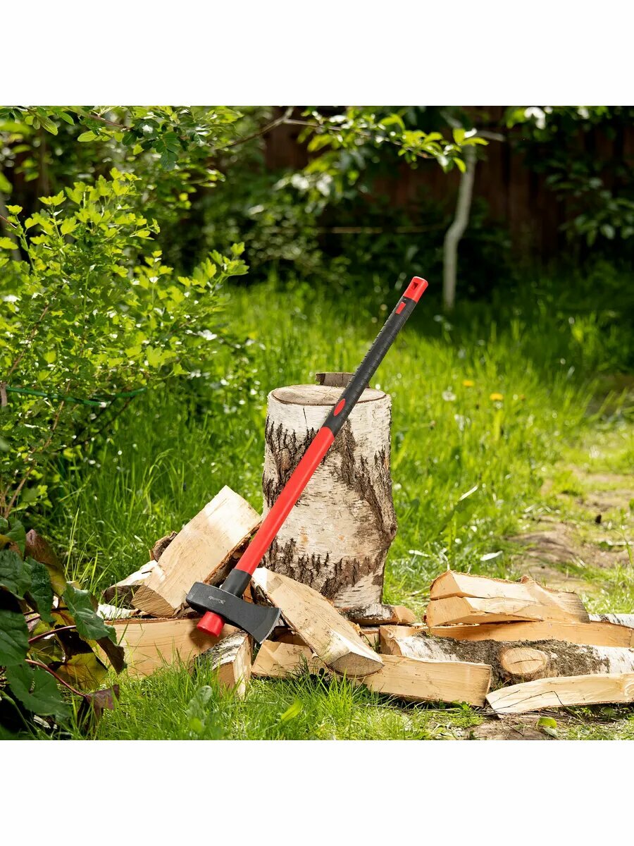 Колун, 2700 г, фибергласовое обрезиненное то, MATRIX, 21820