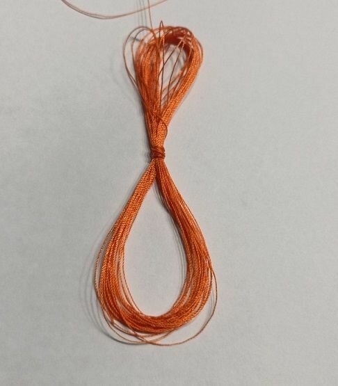 Нитки оранжевые для пошива/ ремонта: кайта, парафойла, парашюта, виндсерфига, тента, шатра, палатки