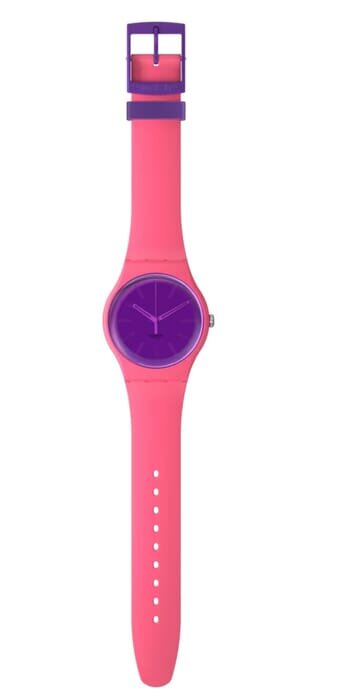 Наручные часы Swatch, фиолетовый — фото 1