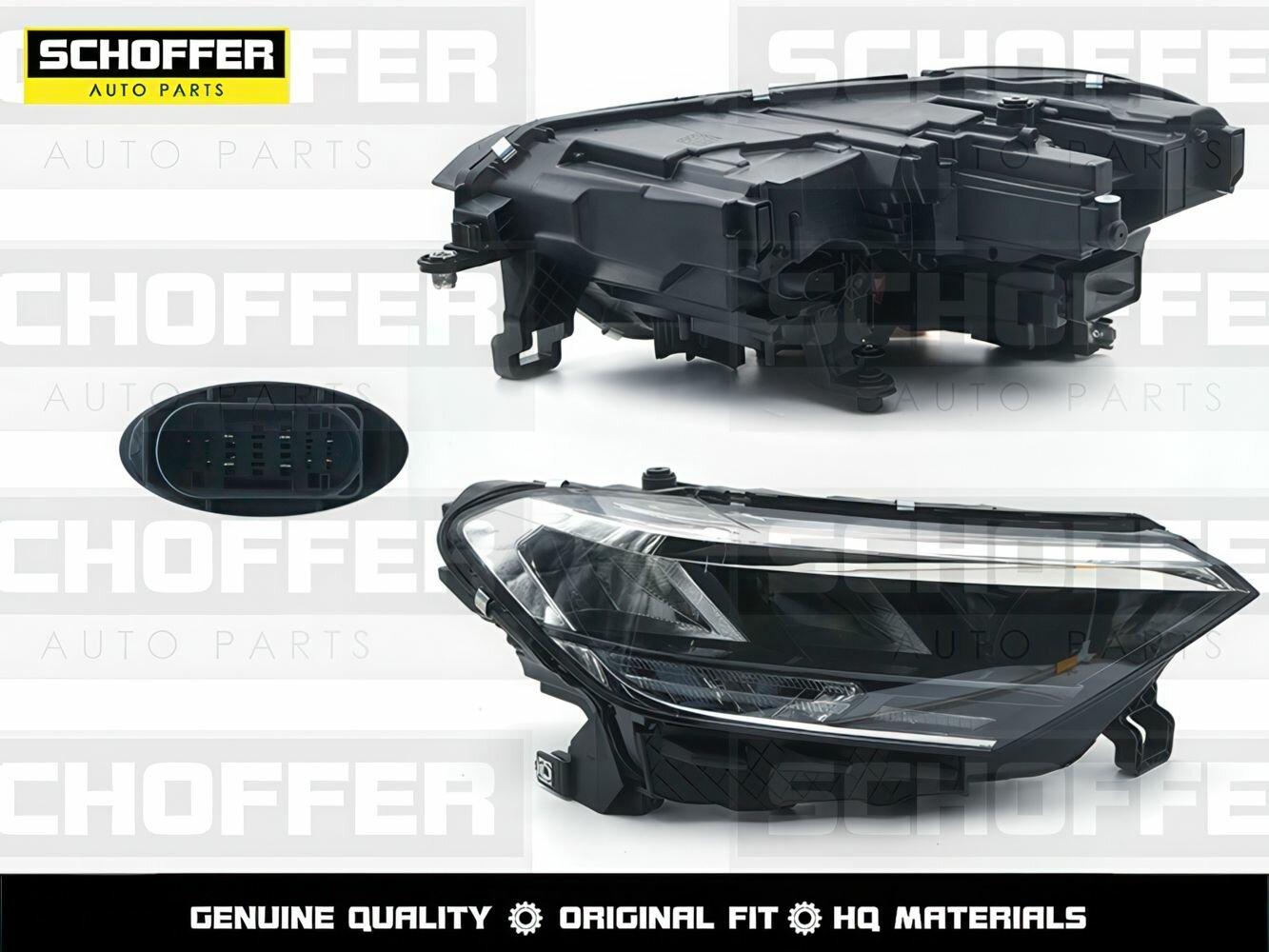 Фара правая LED рефлекторная, для Фольксваген Поло sedan 6 2020-нв Volkswagen Polo sedan 6 2020-нв, артикул SHF-12007, производителя SCHOFFER