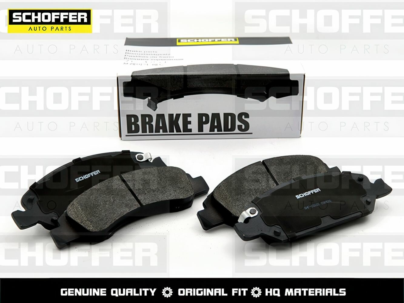 Колодки тормозные передние, для Кадиллак Escalade 06-, Шевроле Тахо 06- Cadillac Escalade 06-, Chevrolet Tahoe 06-, артикул SHF-23102, производителя SCHOFFER