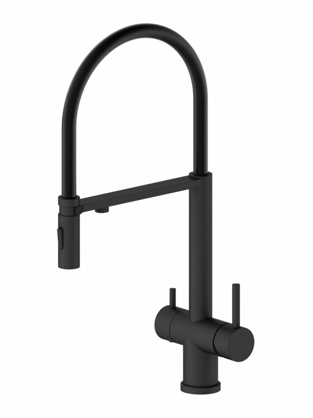 Смеситель для кухни с гибким изливом и с подключением к фильтру Gerhans K14390B-2