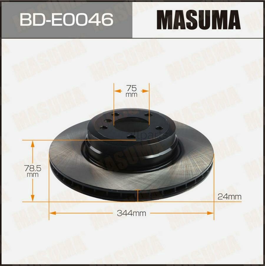 MASUMA BD-E0046 Диск тормозной задн.