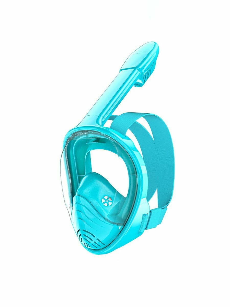 Детская полнолицевая маска для снорклинга со съемным креплением для камеры, широкий обзор, защита от запотевания и протечек, плавание с маской и трубкой