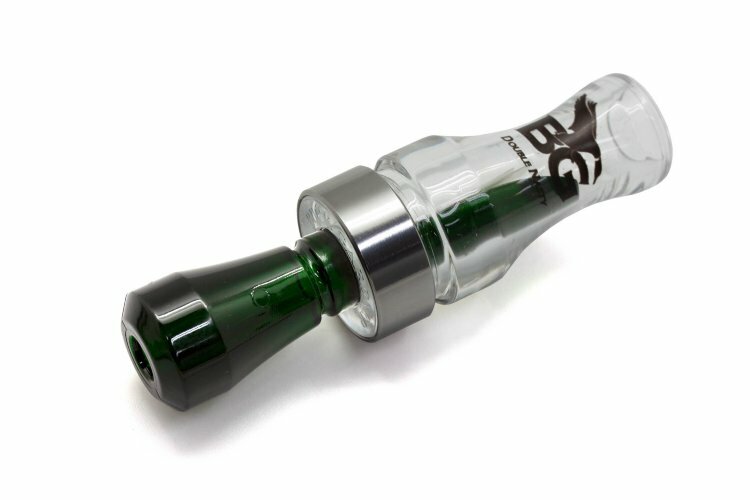 Манок духовой на утку крякву Buck Gardner Double Nasty DNP-C/CG Прозрачный / Зелёный