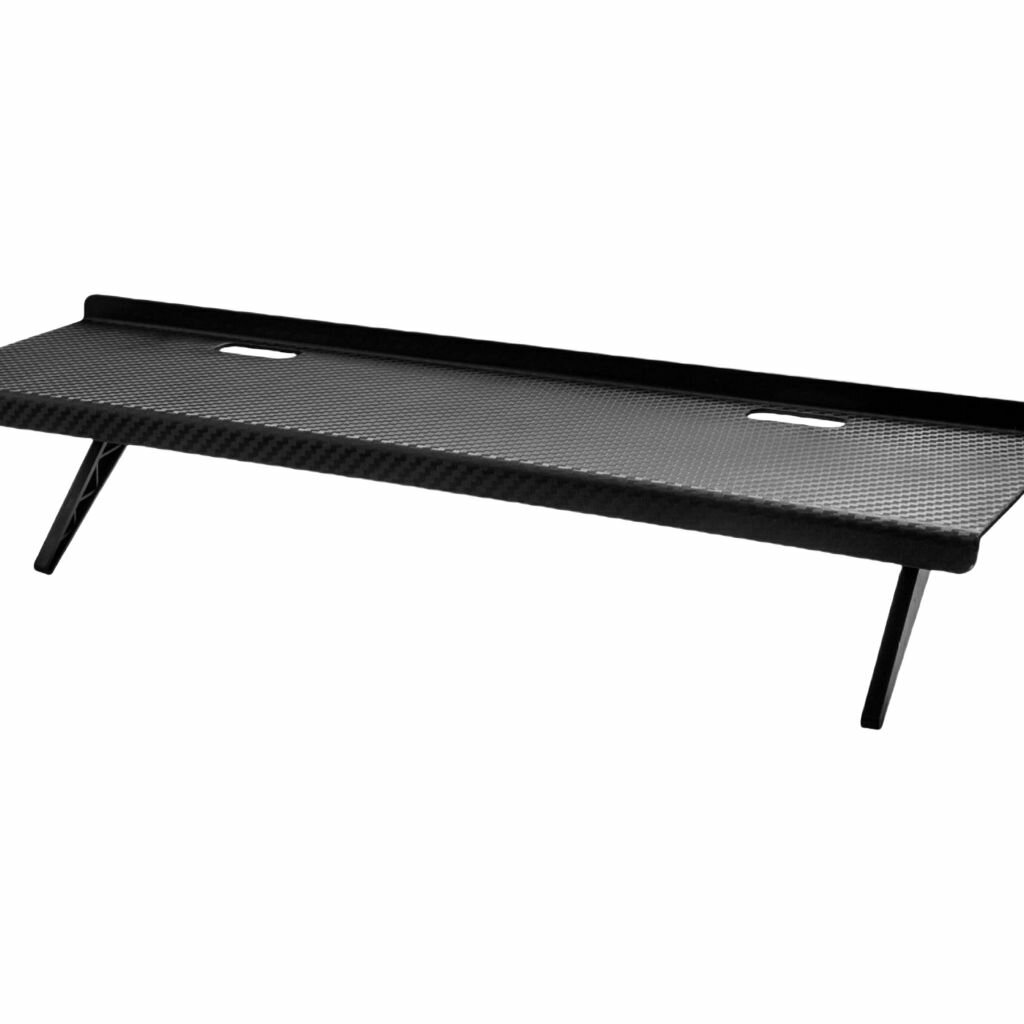 1 шт.) Стойка для ТВ-приставки без перфорации, кронштейн для хранения монитора офисного компьютера-перфорированный 40x11,5 см