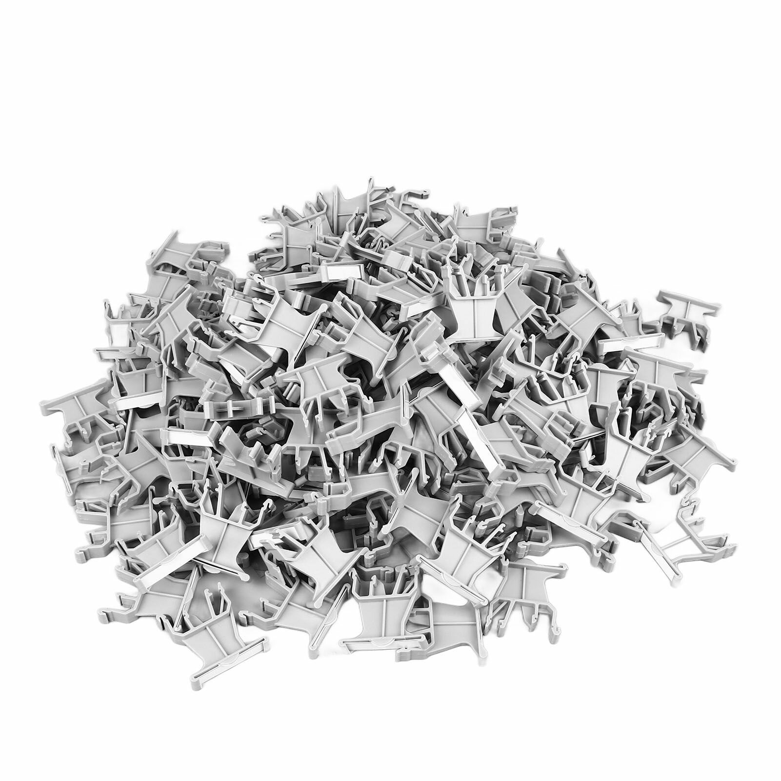 100 шт. держателей маркировки клемм на DIN-рейку 35 мм, универсальные маркировочные бирки UK B1 для идентификации электрических панелей