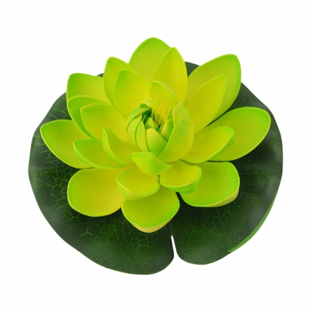 Искусственные плавающие лотосы смешанных цветов для прудов и садов