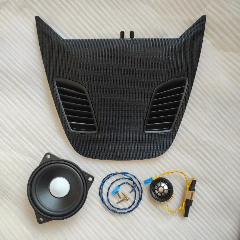 Для BMW 5-серии G30, автомобильная приборная панель, динамики, передняя дверь, крышка твитера, аудиоцентр, громкоговоритель Midrang, обновление звукового сигнала 2 Horn 1 Cover