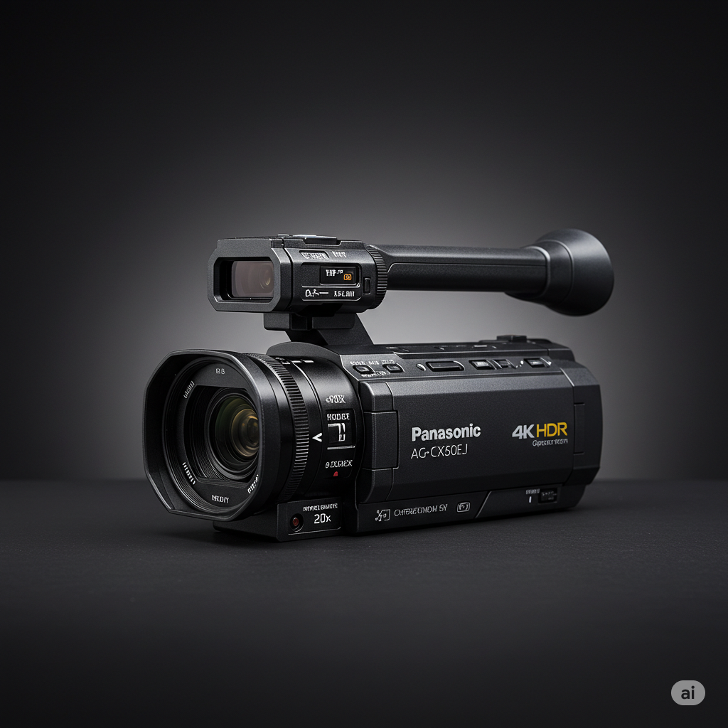 Panasonic AG-CX350EJ 4K HDR Camcorder – Professional Broadcast-Grade Handheld with 20x Zoom & Live Streaming