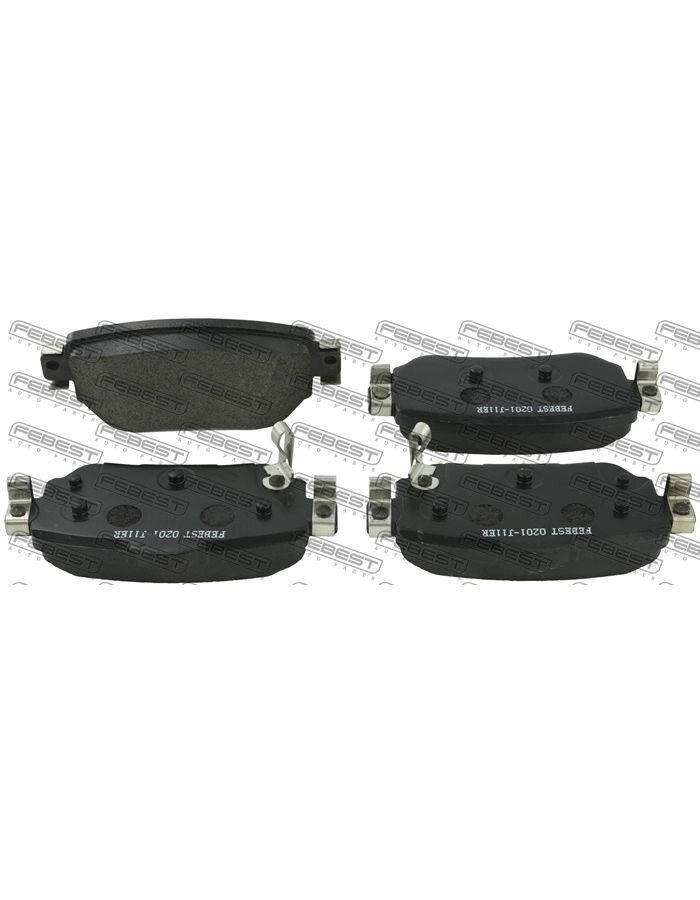 Колодки дисковые задние С антискрип. Пластинами\ Nissan Qashqai 1.2-1.6i/dci 14>