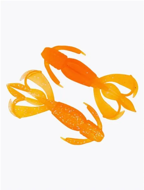 Рачки DAIWA cиликоновые приманки Crazy Flapper 2.4, 10 шт, цвет 008