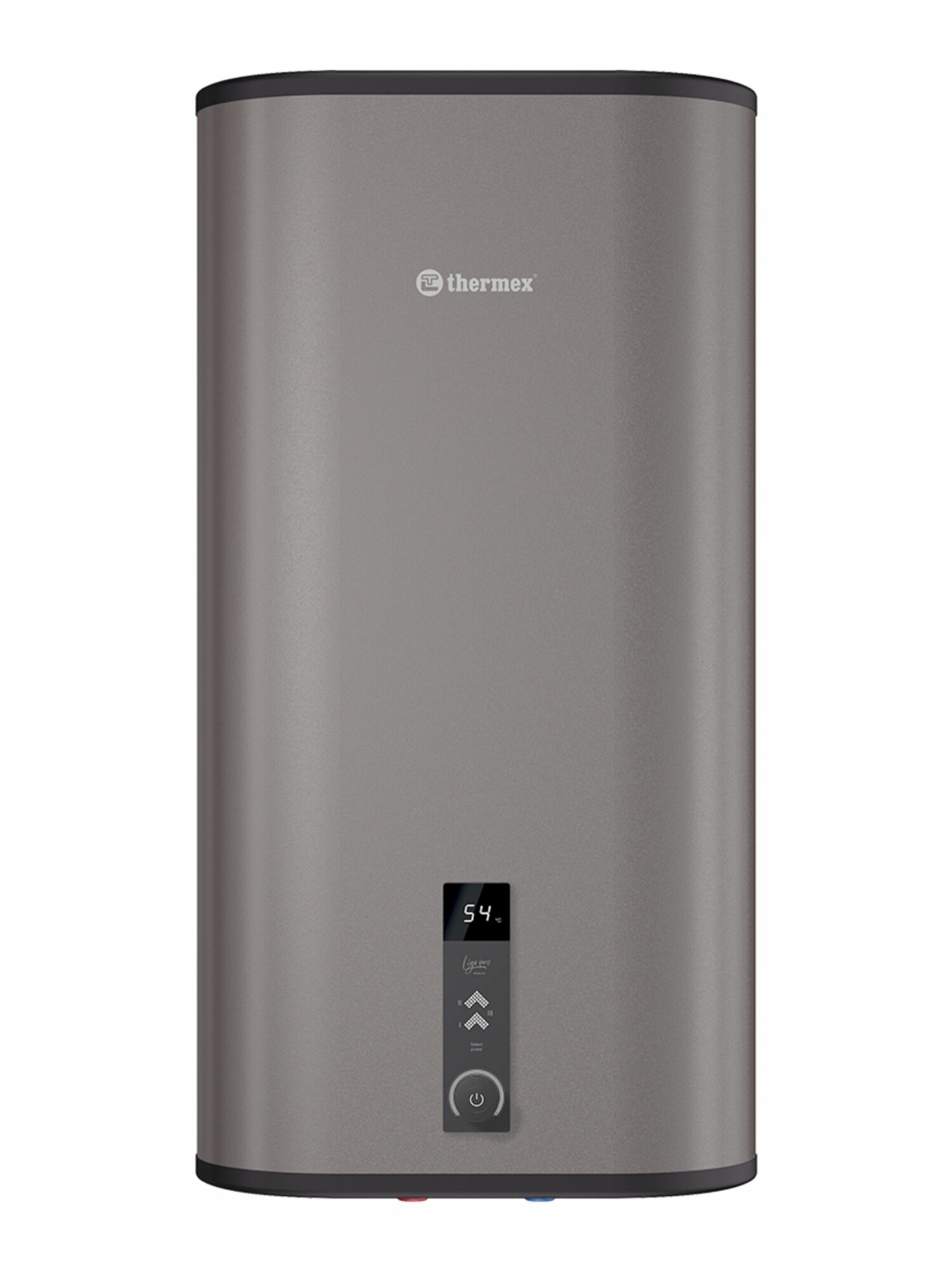 Водонагреватель накопительный Thermex Liga 50 V (pro), электрический настенный, 50 л, серый