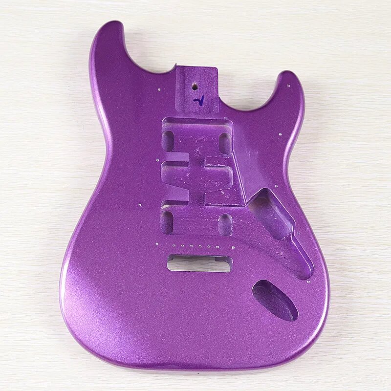 Корпус электрогитары V-glorify 0000 из тополя Сиреневый, M6 Metallic purple