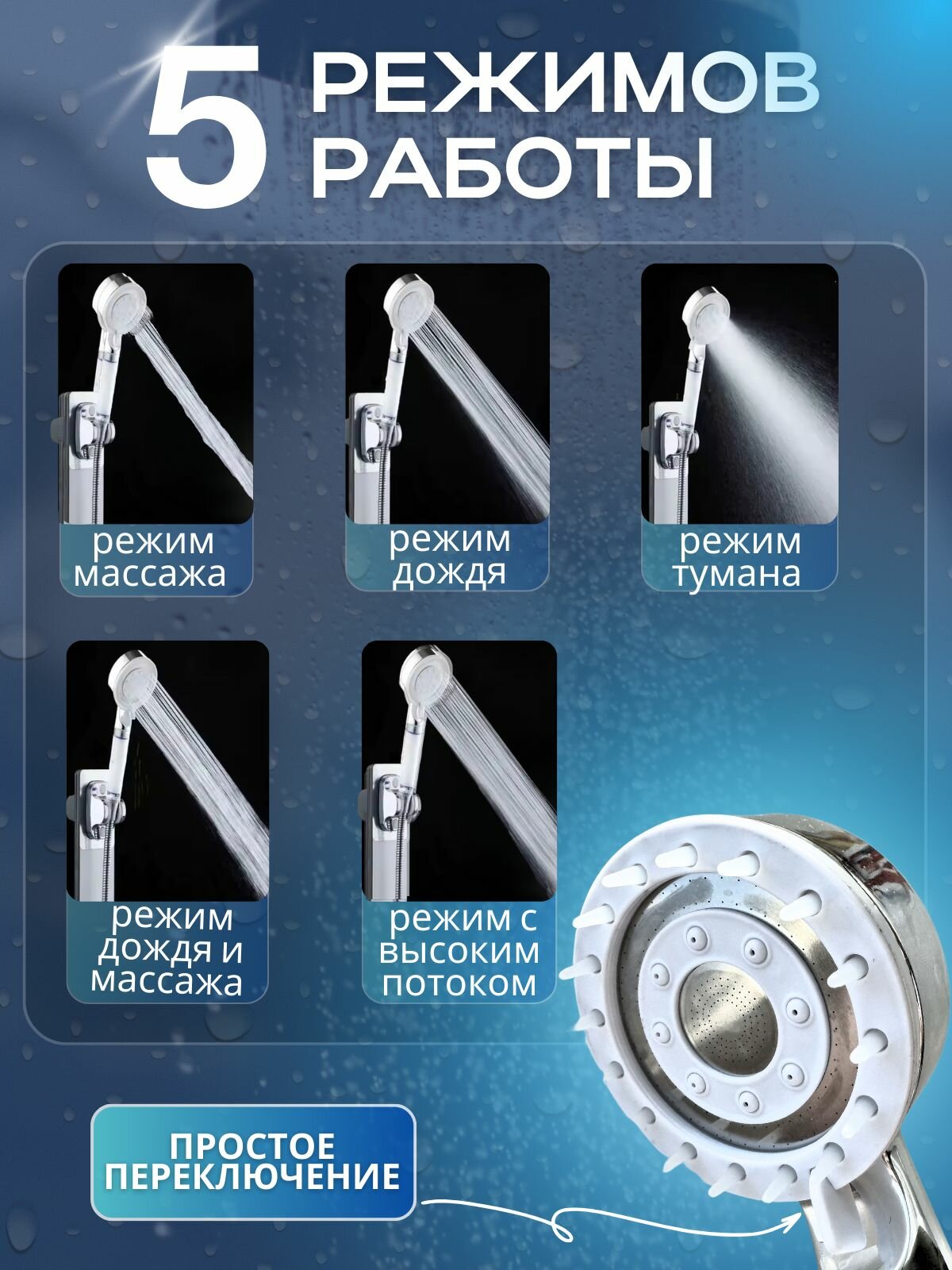 Лейка для душа — фото 1