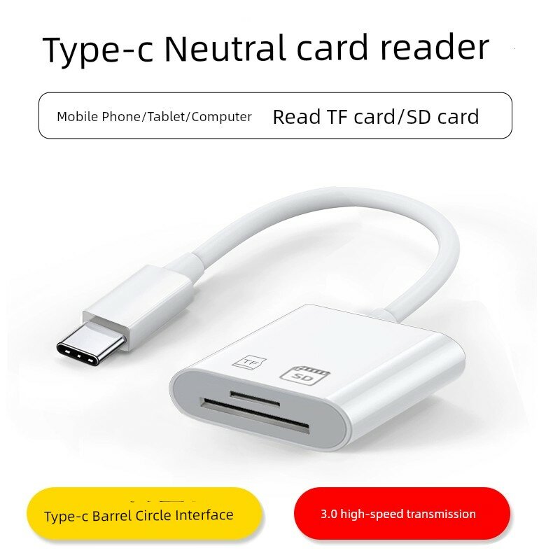Адаптер для внешней карты памяти TF на USB-флешку, внешний кардридер для Vivo, Xiaomi, Type-C, внешнее расширение