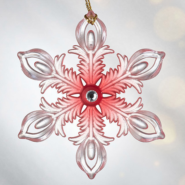 Елочная игрушка Снежинка - Первый снег в Стокгольме 7 см, Forest Market, 191060DM