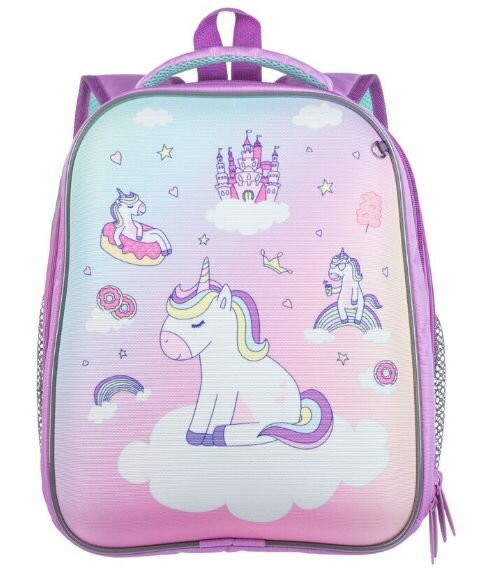 Ранец Комус Класс Light Uniland, синий, с двумя отделениями