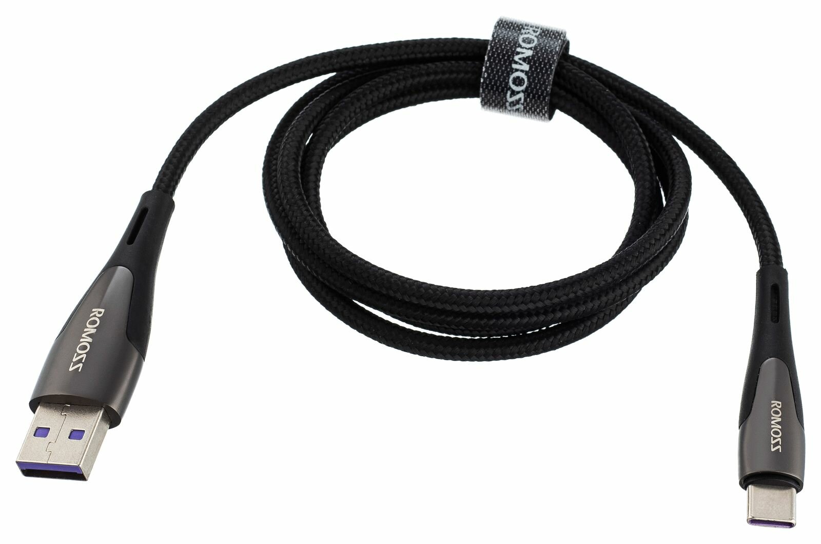 Кабель Romoss CB309-61-233 (USB - Type-C), 5A, черный