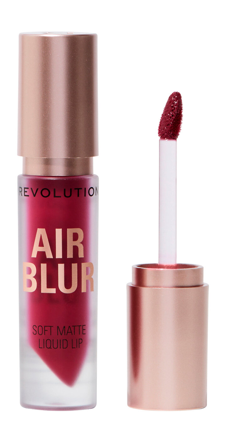 REVOLUTION MAKEUP Губная помада Air Blur жидкая матовая, 3,5 мл, Rosewood
