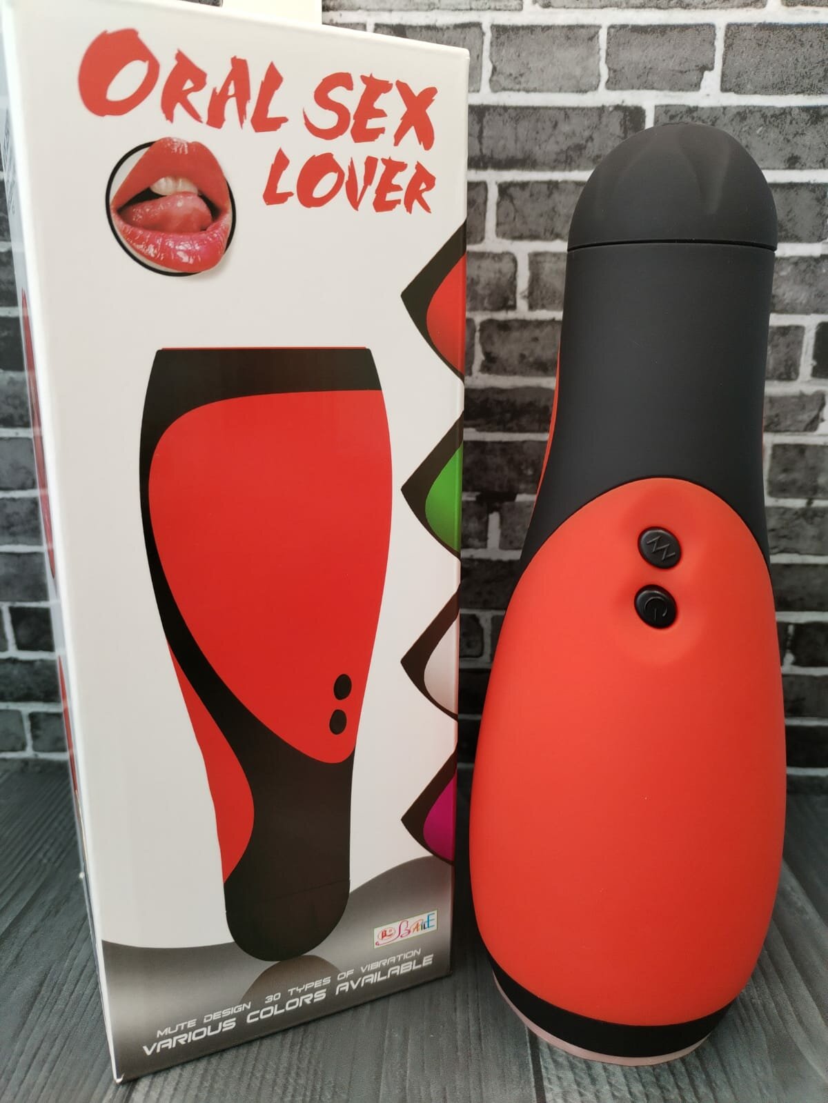 Мастурбатор ротик с вибро 30 режимов Oral sex Lover