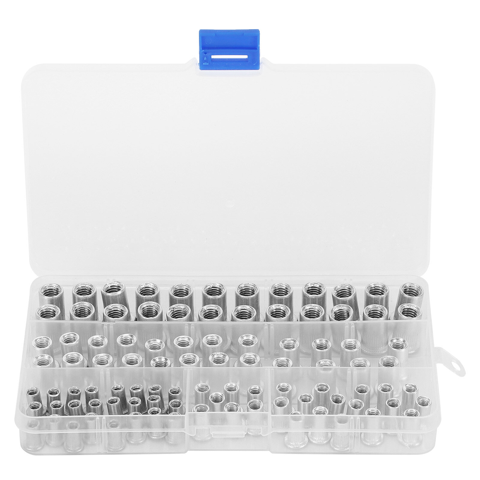 Вытяжные заклепки-гайки алюминиевые, M4-M8, 100 шт.