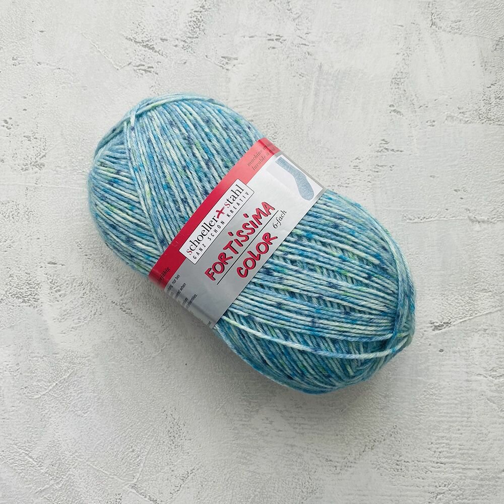 Носочная пряжа Austermann Fortissima Color 6-fach TWEED-Effekt (172)