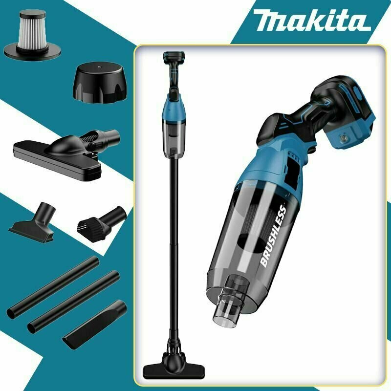 Беспроводной вертикальный пылесос для дома и авто / Ручной пылесос Батарея без включения