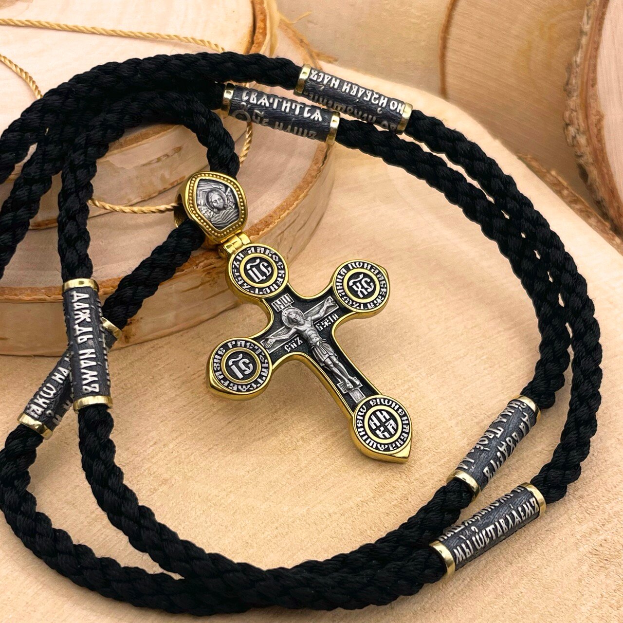 Чётки, серебро, 925 проба, чернение, золочение, оксидирование