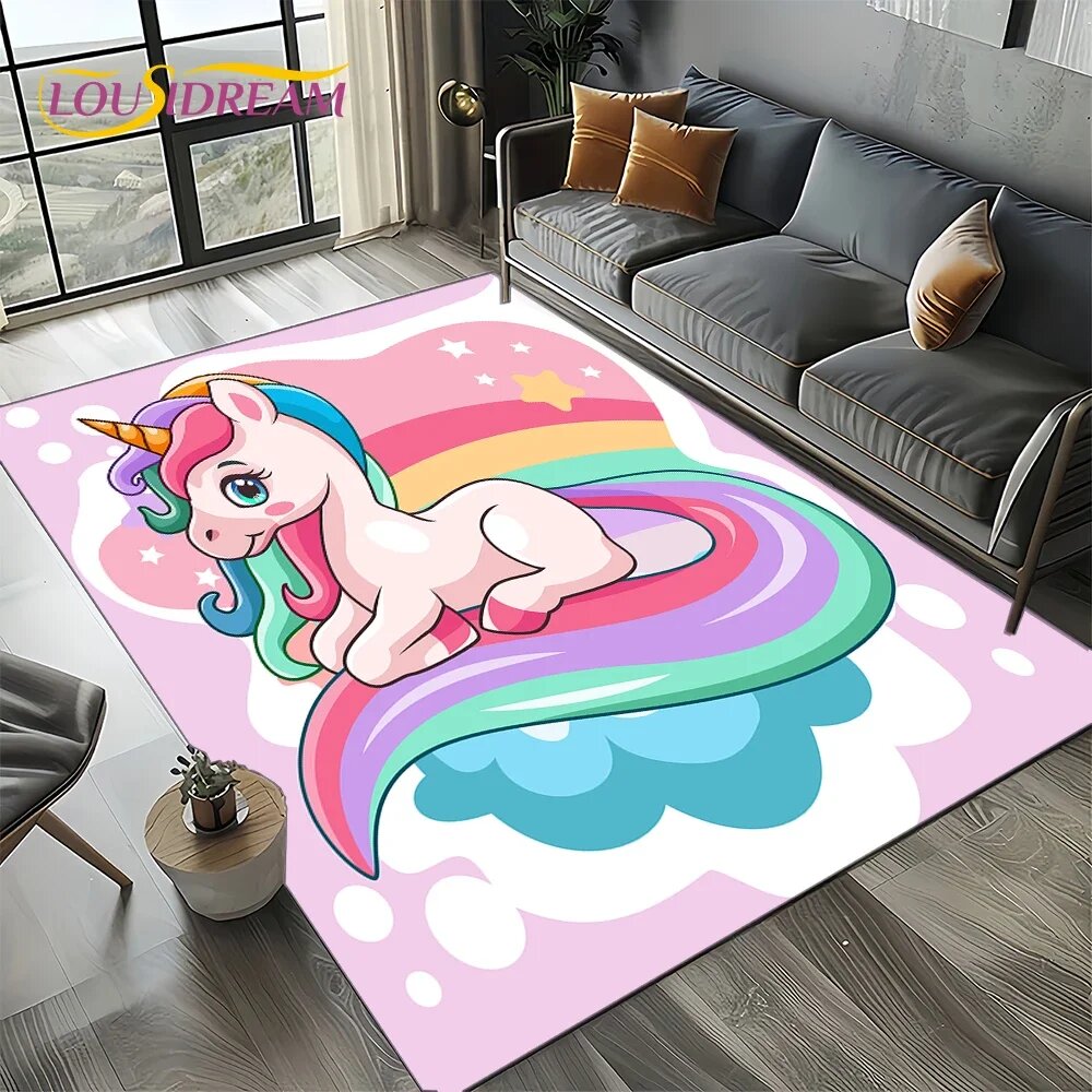 LOUSIDREAM ковёр с единорогом для девочки 120x160cm( 47x62in ), 13