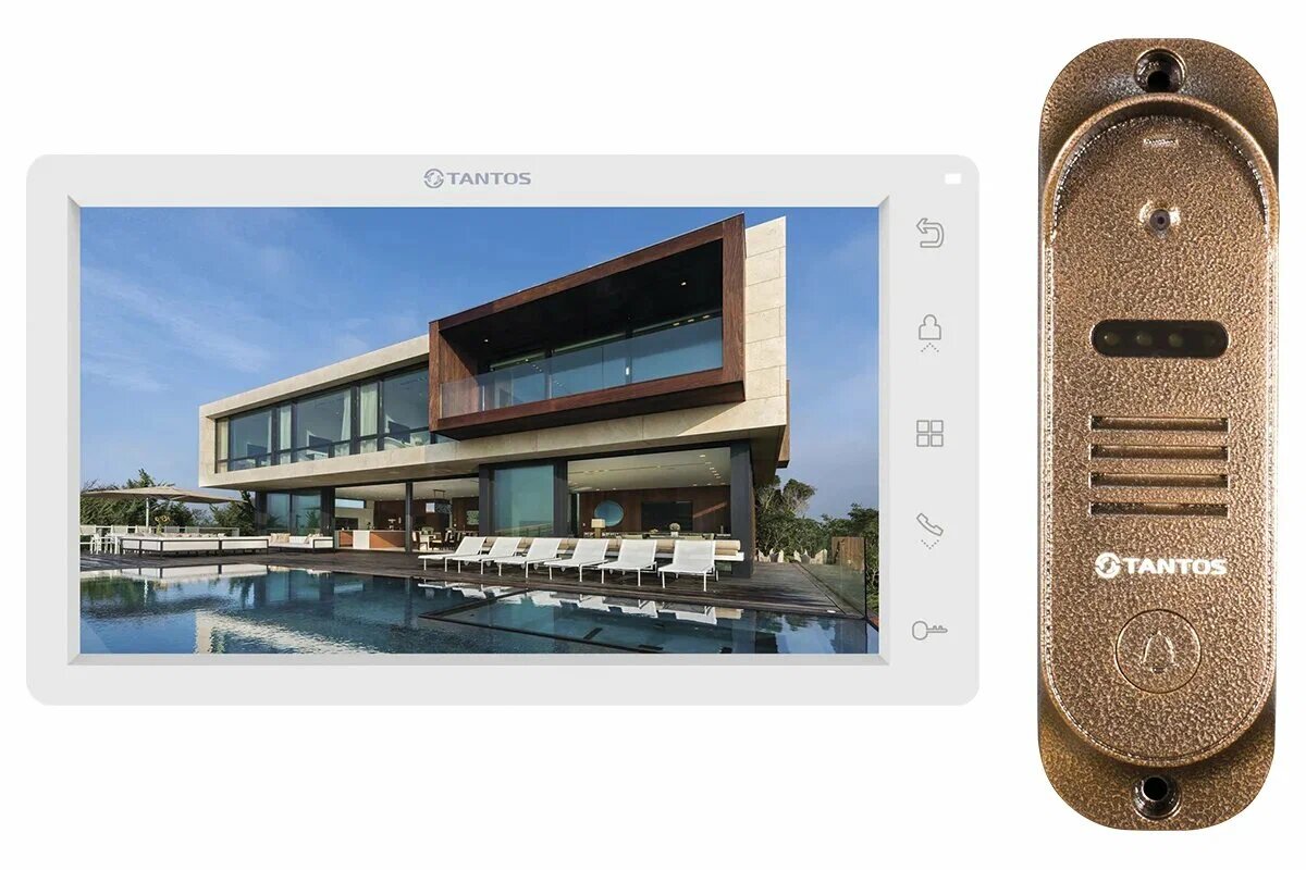 Комплект Tantos Avelin HD Kit, цветной монитор с сенсорным управлением 7" и вызывная HD панель