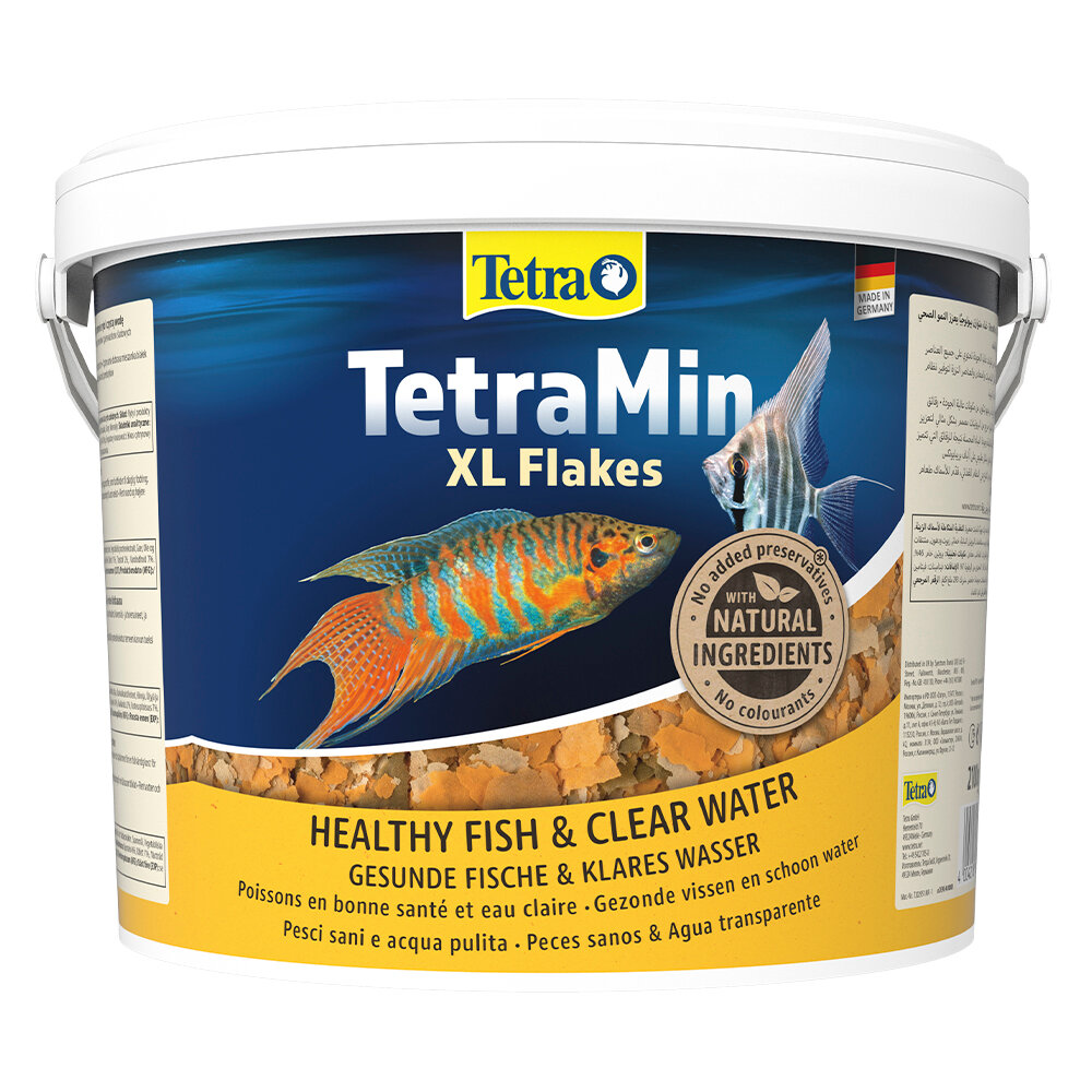 Корм Tetra "TetraMin"XL крупные хлопья для всех видов тропических рыб 10 л (2,1 кг)