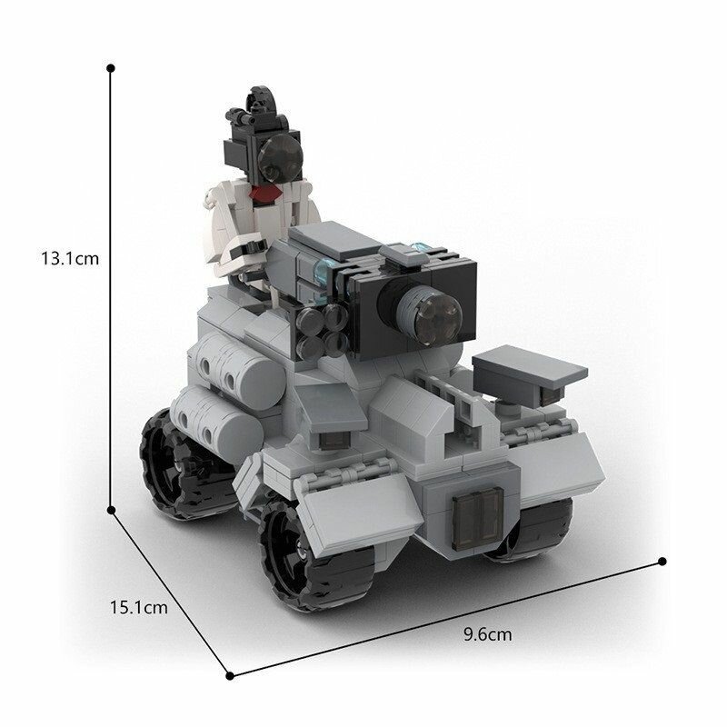 Пластиковый конструктор (совместим с лего)/скибиди туалет(Skibidi Toilet )/Наблюдатель плюс танк